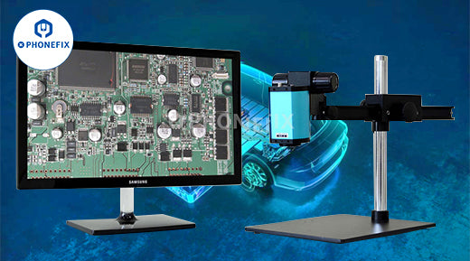 How do advances in microscopy affect automotive development?