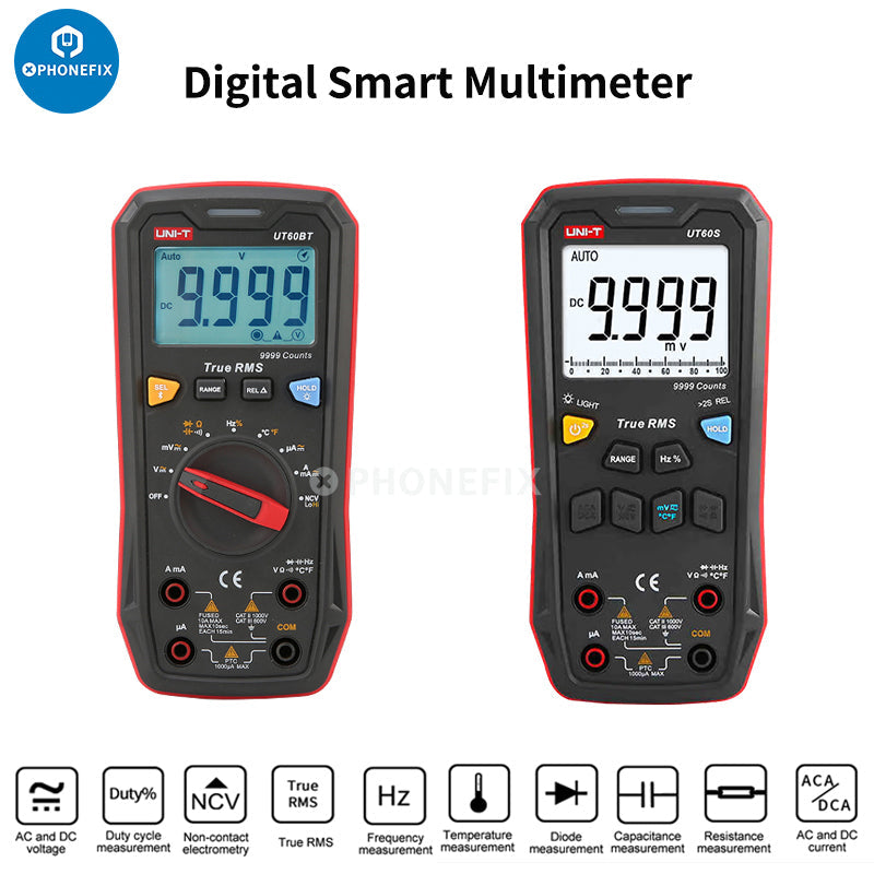 UNI-T UT60 Series Digital Multimeter AC/DC Current Voltage Meter