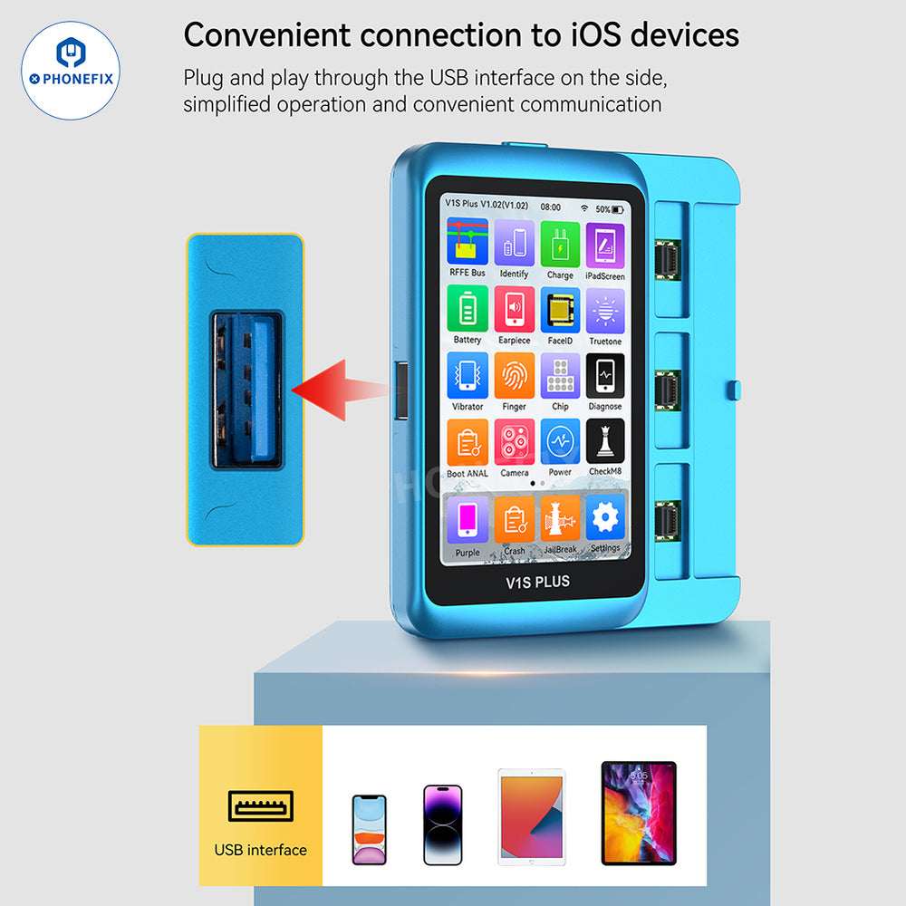 JCID V1S Plus Smart Programmer iPhone iPad Face ID Battery Repair