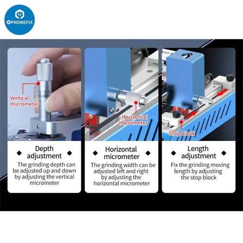 AIXUN Phone Motherboard CPU IC Chip Grinding Machine