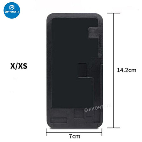 Screen OCA Laminating Black Silicone Rubber Pad For iPhone 6-13 Pro Ma