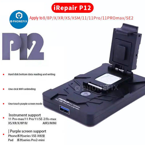 iRepair P12 BOX PCIE Nand Programmer + DFU Purple Screen Tool