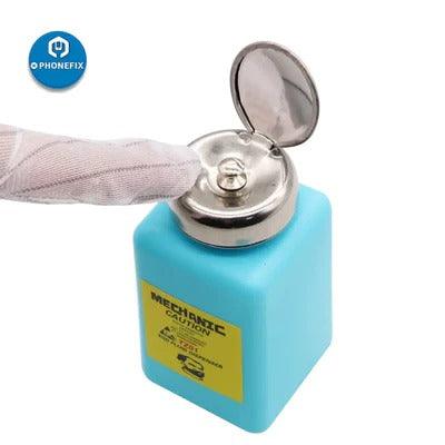 Mechanic 180ML Plastic Liquid Alcohol Bottle ESD FLUID DISPENSER
