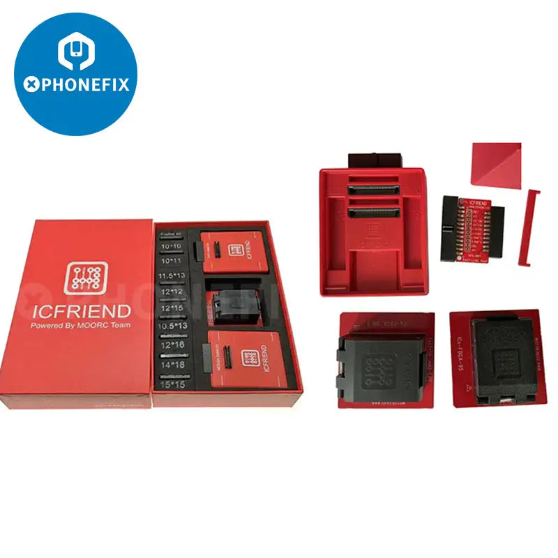 ICFRIEND EMMC UFS BGA95-153-254 Socket With E-Mate X 13-in-1 Adapter