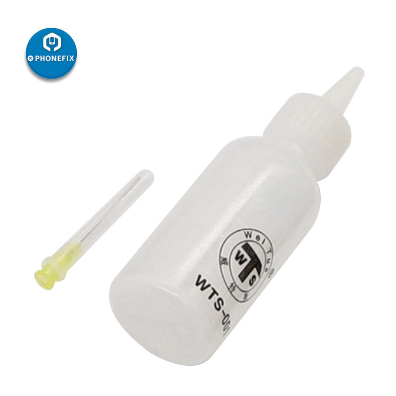 Rosin Soldering Flux 50ml Dispenser Plastic Empty Bottle with Needle T