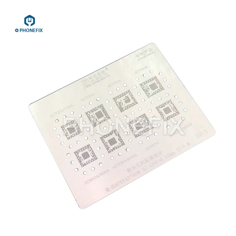 AMAO Spreadtrum CPU SC7731 7715 8825 9830 bga reballing stencil