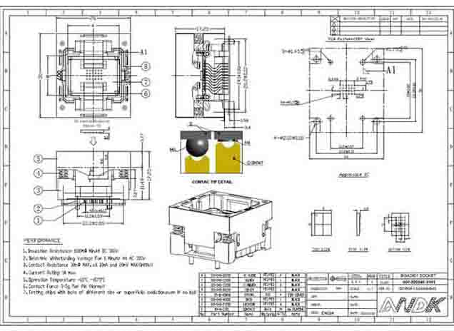 BGA24 To DIP8 8 pin Test Socket BGA24 flash programming adapter