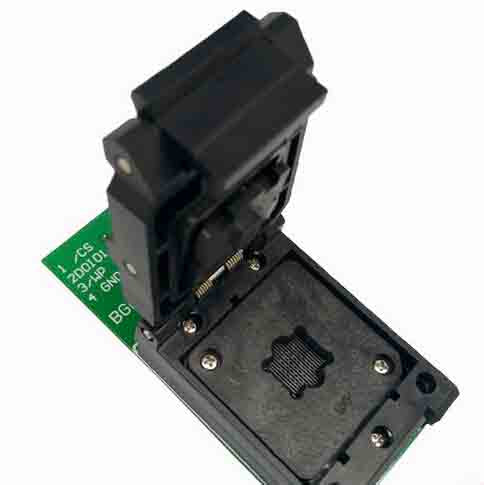 BGA24 To DIP8 8 pin Test Socket BGA24 flash programming adapter