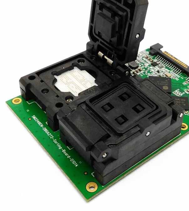 BGA272 Flash Memory test socket SSD HDD test fixture