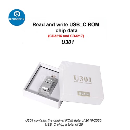 BY U301 ROM Assistant MacBook USB_C Chip Data Read Write Repair Tool