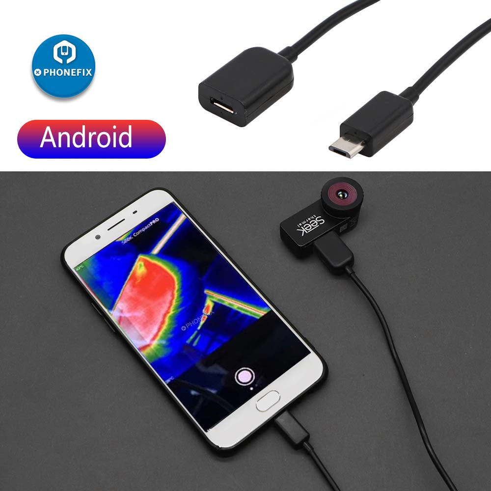 Male to Female Extension Cable for Seek - FLIR ONE Thermal Camera