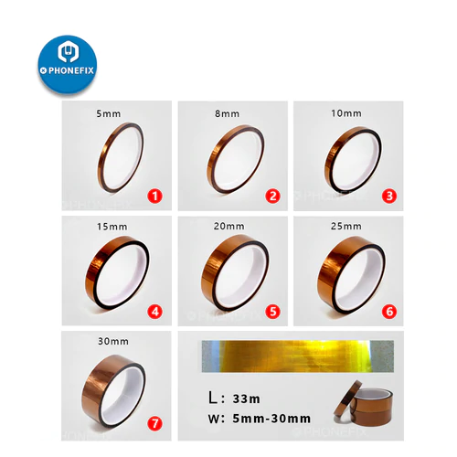 Heat Resistant Stickers High Temperature Tape Welding BGA Chip