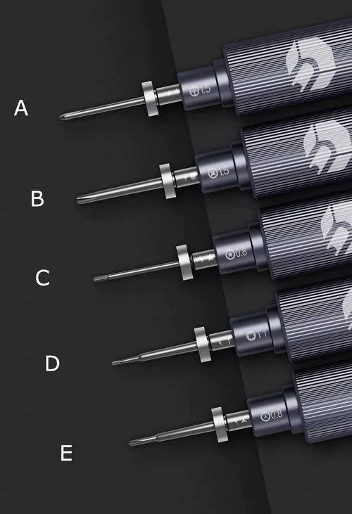 JM-8190 S2 Steel Bits Magnetic Screwdriver Set