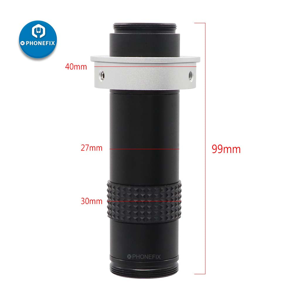 Microscope Camera C-mount Lens 1X - 120X Continuous Zoom