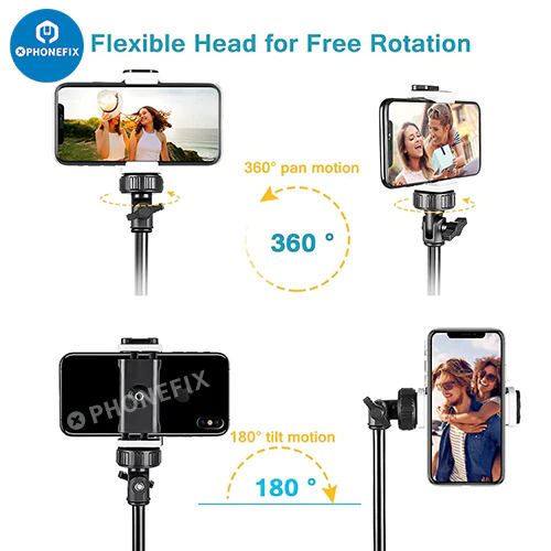 Phone Live Streaming Selfies Tripod Stand With ith Wireless Remote