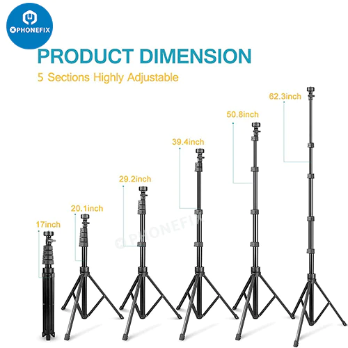 Phone Live Streaming Selfies Tripod Stand With ith Wireless Remote