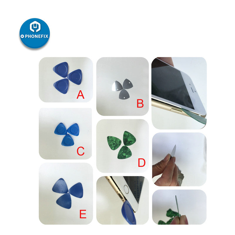 2pcs PHONEFIX Phone Opening Tool Plastic Triangle Pry Repair Tool
