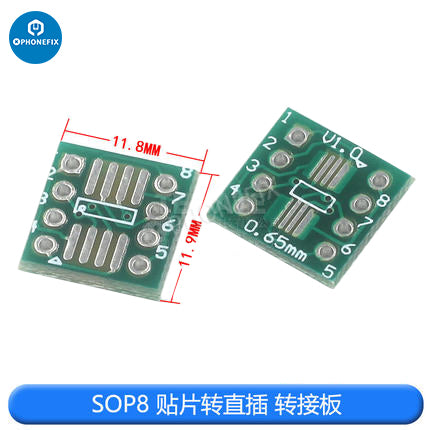 SOP Adapter Board SOP8 SOP10 SOP16 SOP28 PCB Test Board