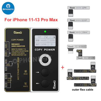 ตัวแก้ไขข้อมูลแบตเตอรี่ QIANLI Copy POWER สำหรับ 11 Pro Max