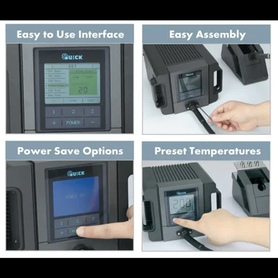 QUICK TR1300A Intelligent Hot Air Rework Station De-soldering 1300W