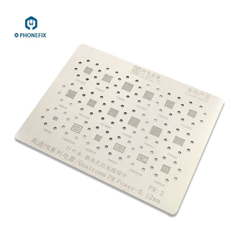 Qualcomm PM Series Power IC BGA Reballing Stencil Template PM8991