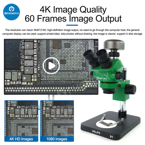 SUNSHINE M-15 HDMI HD 4K Electronic Trinocular Microscope Camera