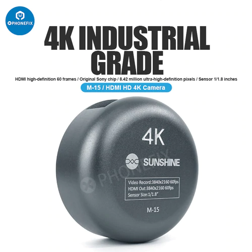 SUNSHINE M-15 HDMI HD 4K Electronic Trinocular Microscope Camera