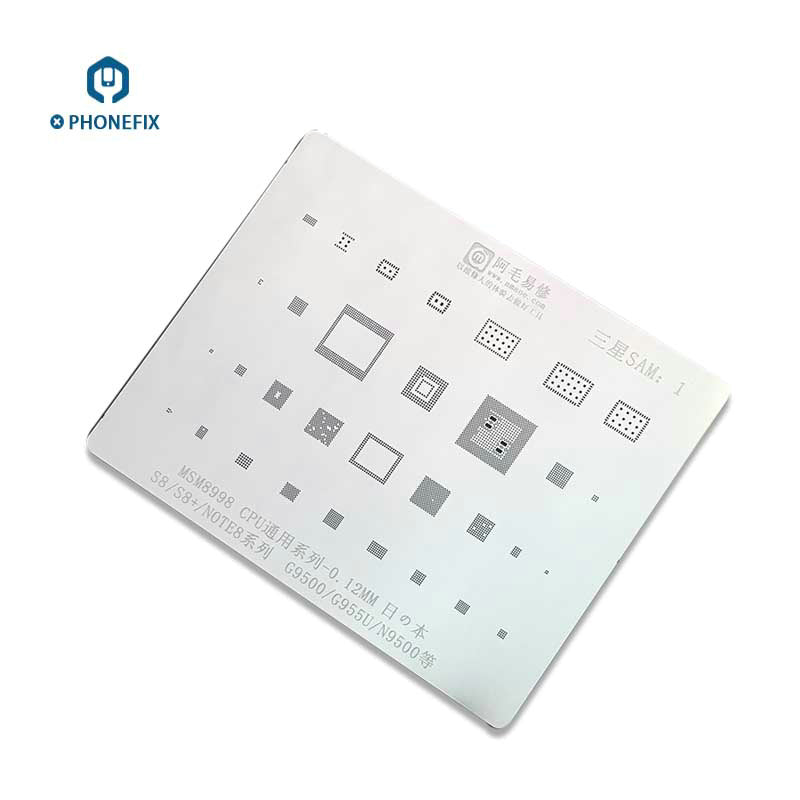 Samsung S8 Note8 BGA Reballing Stencil Template Reballing assistant