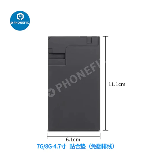 Screen OCA Laminating Black Silicone Rubber Pad For iPhone 6-13 Pro Ma