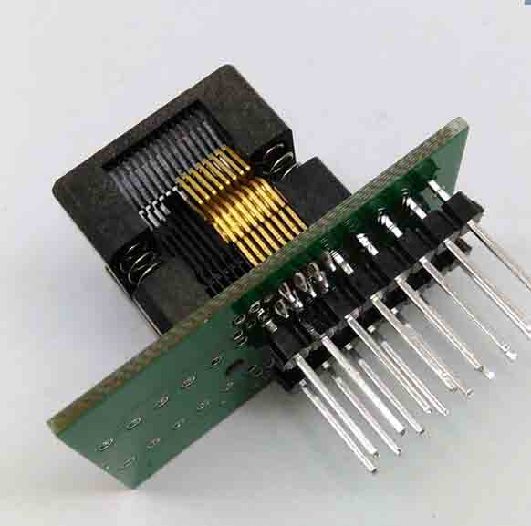 Simple SSOP16 to DIP16 IC test socket adapter