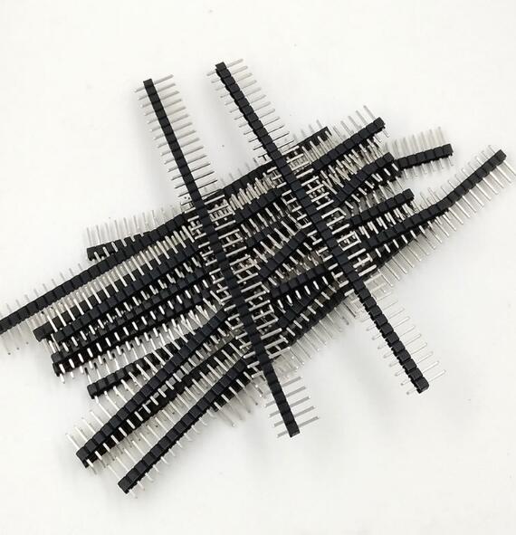 40Pin 2.54 Single Row Male Header Connector Strip DIY Row Needle