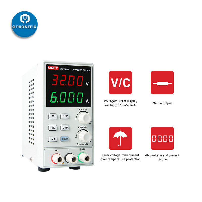 UNI T UTP1306S DC power supply Adjustable linear 0-32V 0-6A
