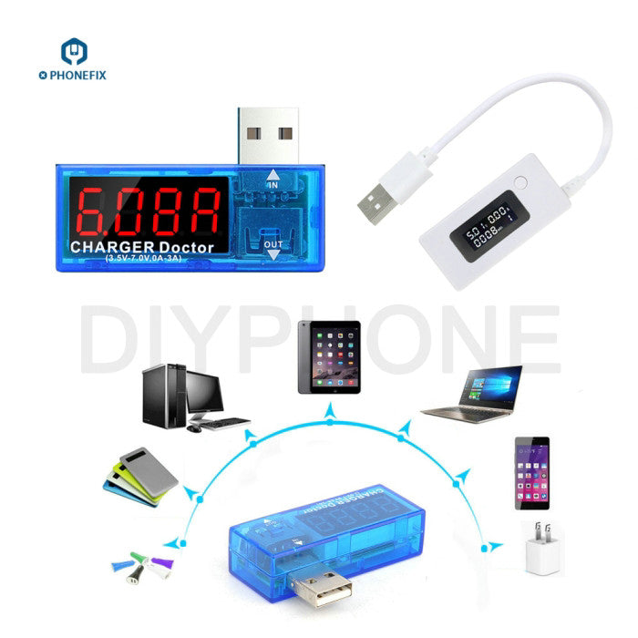 LCD USB Port Output Current and Output voltage Charger Tester Meter
