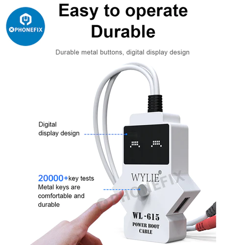 WYLIE WL-615 Power Supply Test Cable For iPhone 6-13 Pro Max