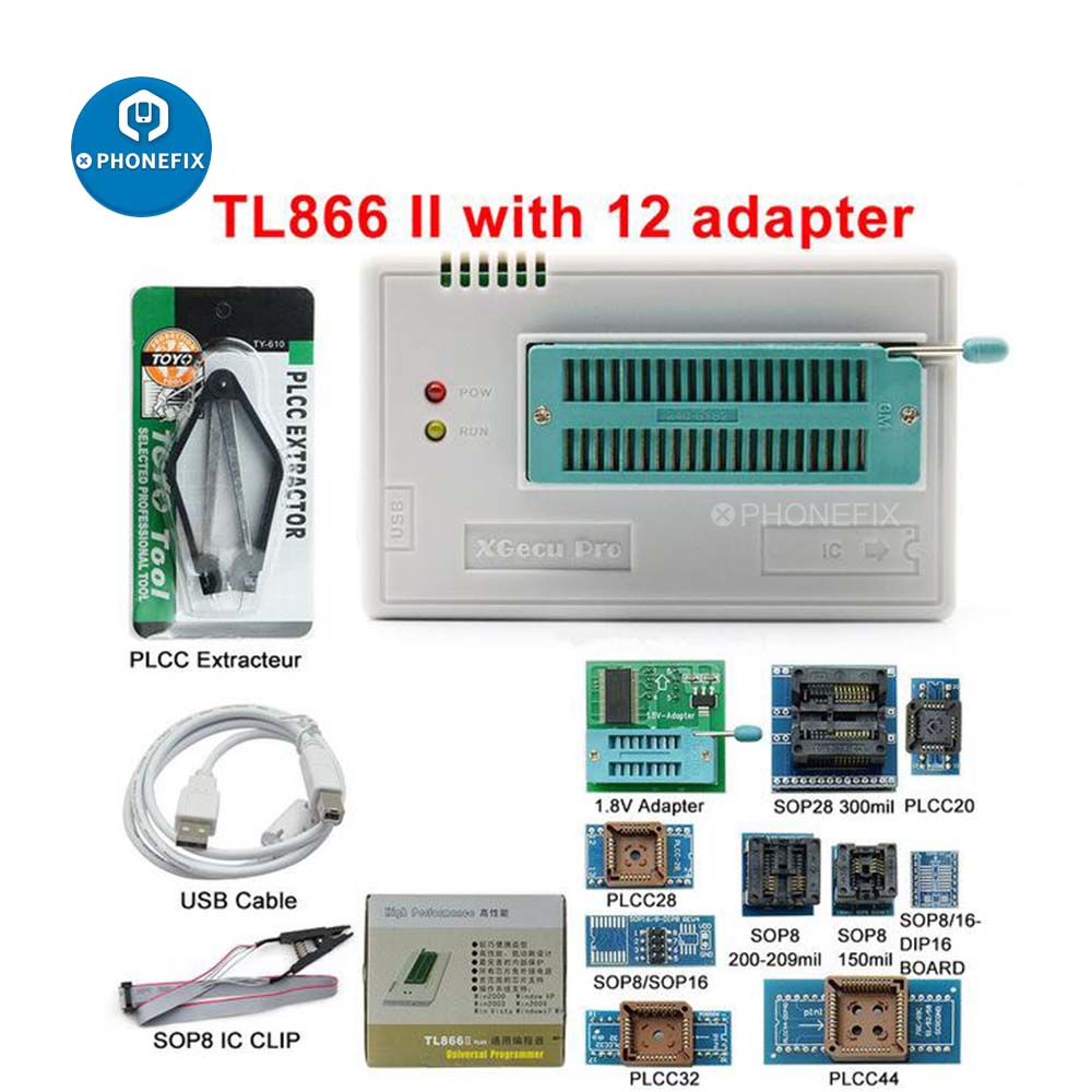 XGecu TL866II PLUS EPROM Bios Programmer tl866cs AVR GAL PIC