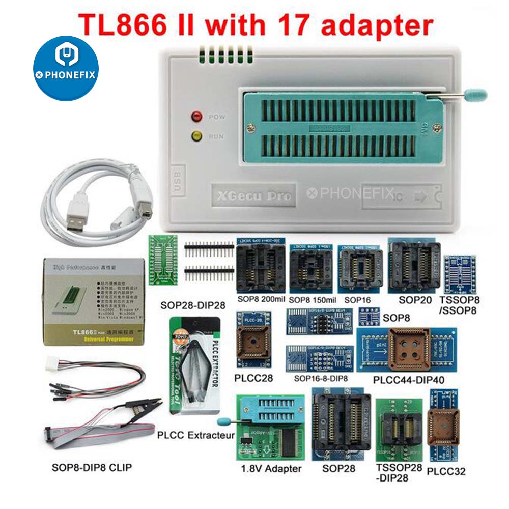 XGecu TL866II PLUS EPROM Bios Programmer tl866cs AVR GAL PIC