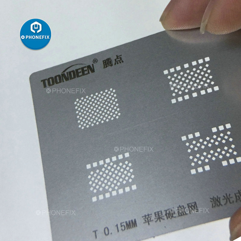 0.15mm 4 in 1 iPhone Ipad All Series NAND bga reballing stencil kit