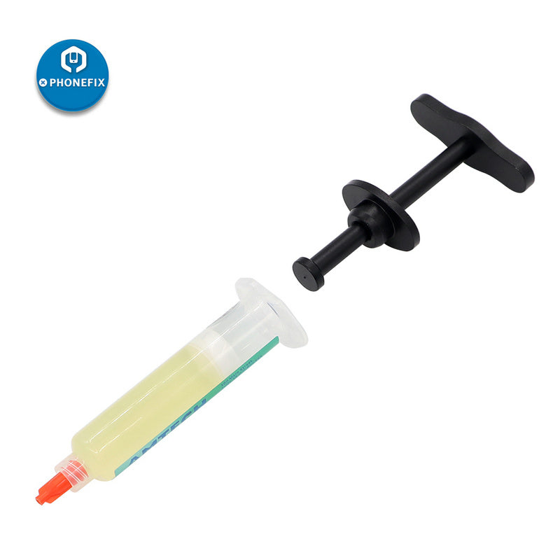 Metal durable flux mate Solder Paste Plunger Dispenser with 3pcs needl