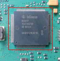 Infineon B00017 Car Computer board drive chip Auto CPU Chip