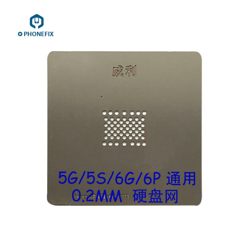 BGA Reballing Stencils iphone 5S 6 6p 6S 6SP NAND Flash tin plate stee