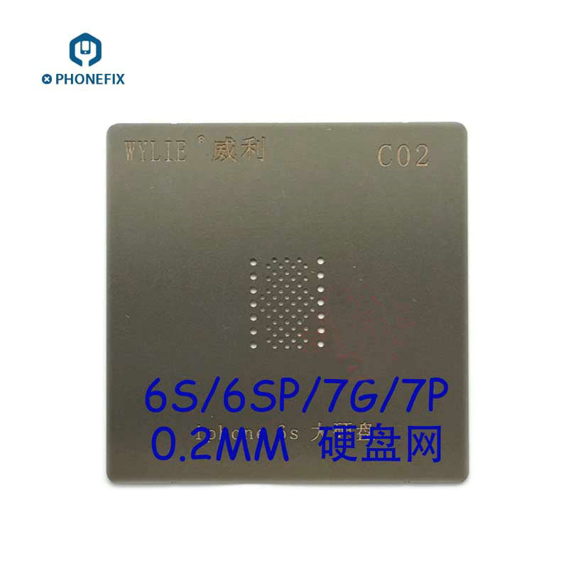 BGA Reballing Stencils iphone 5S 6 6p 6S 6SP NAND Flash tin plate stee
