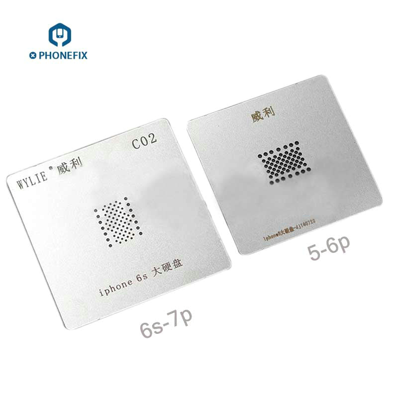 BGA Reballing Stencils iphone 5S 6 6p 6S 6SP NAND Flash tin plate stee