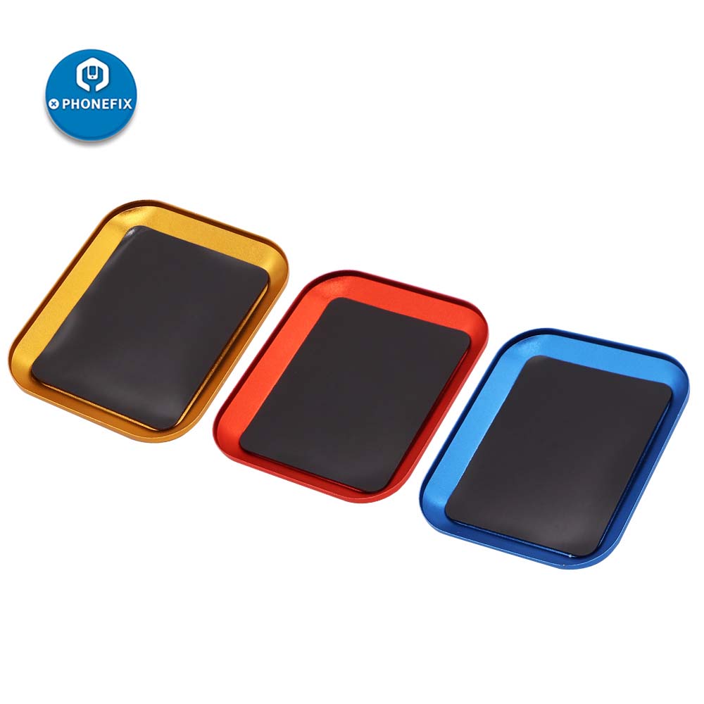 mini magnetic screw plate storage box screw aluminum alloy magnetic tr