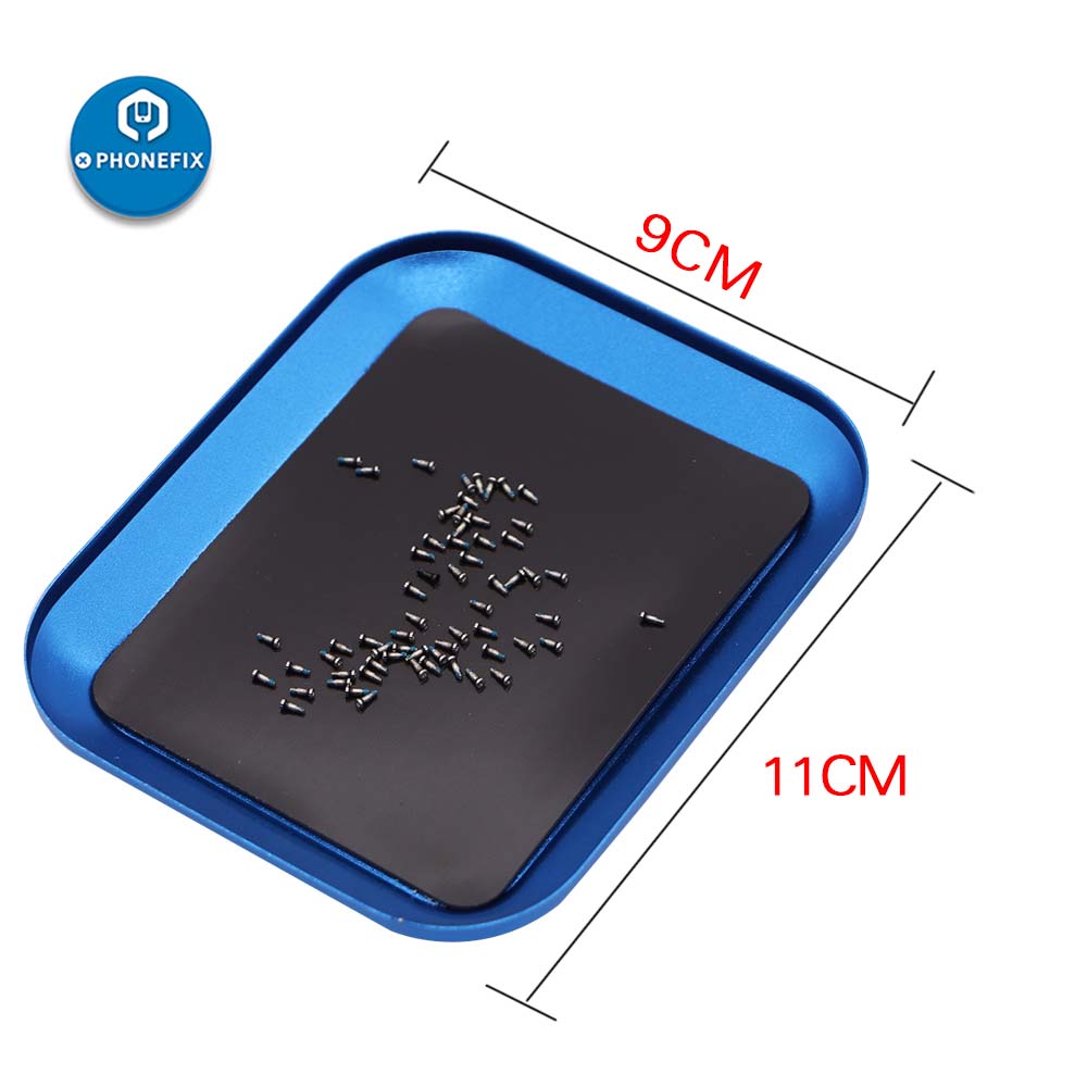 mini magnetic screw plate storage box screw aluminum alloy magnetic tr